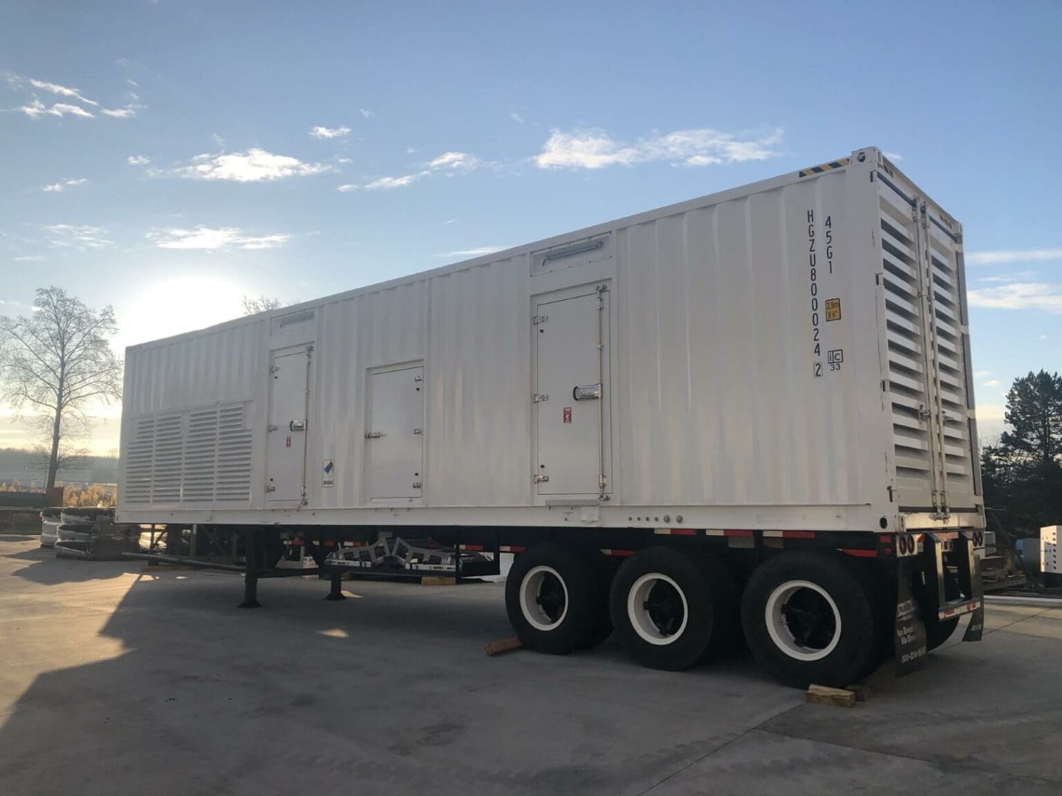 1000 kW Tier 4 Towable Diesel Generator - LEL Critical